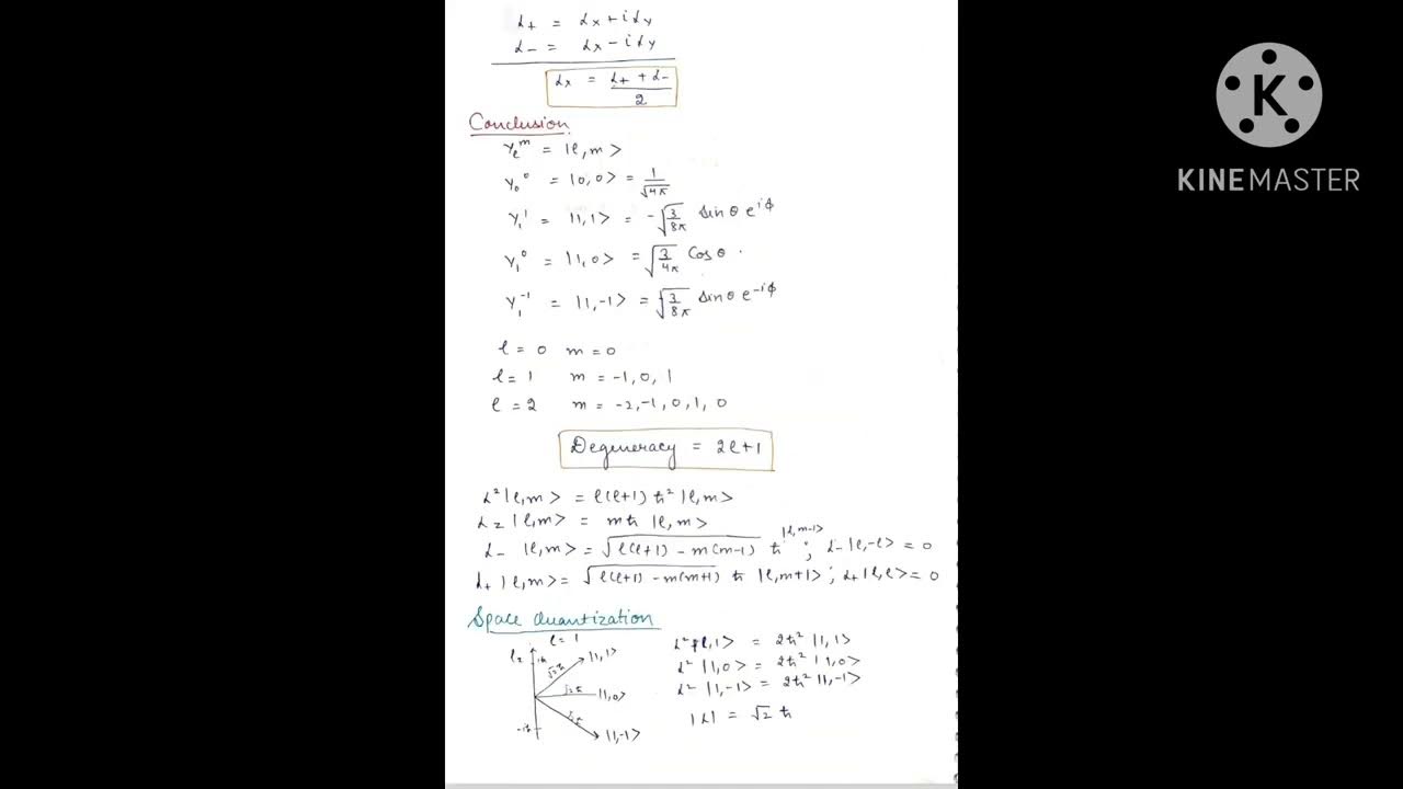 Quantum physics/ angular momentum part-2/ lecture-22 - YouTube
