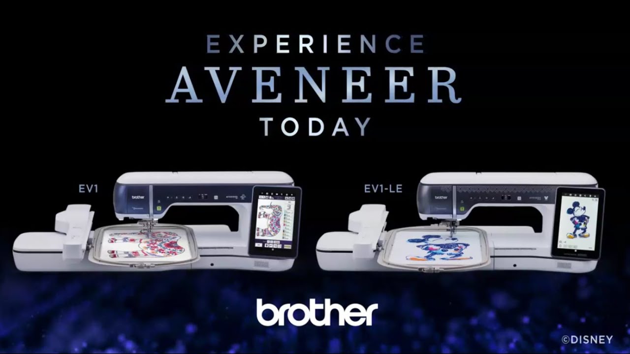 Brother Aveneer EV1 + EV1-LE Sewing Embroidery Machine Launch ...