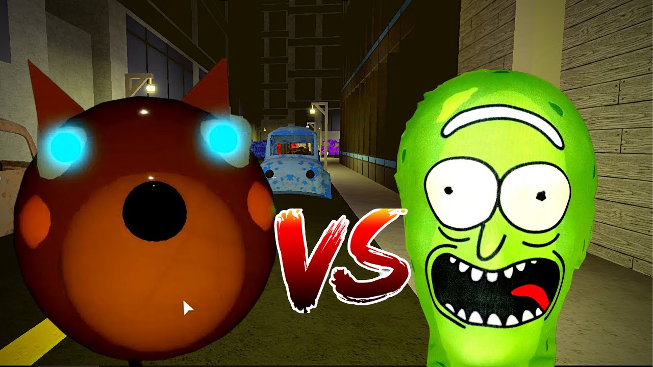 Piggy meme - Cyborg Doggy vs Pickle Rick - YouTube