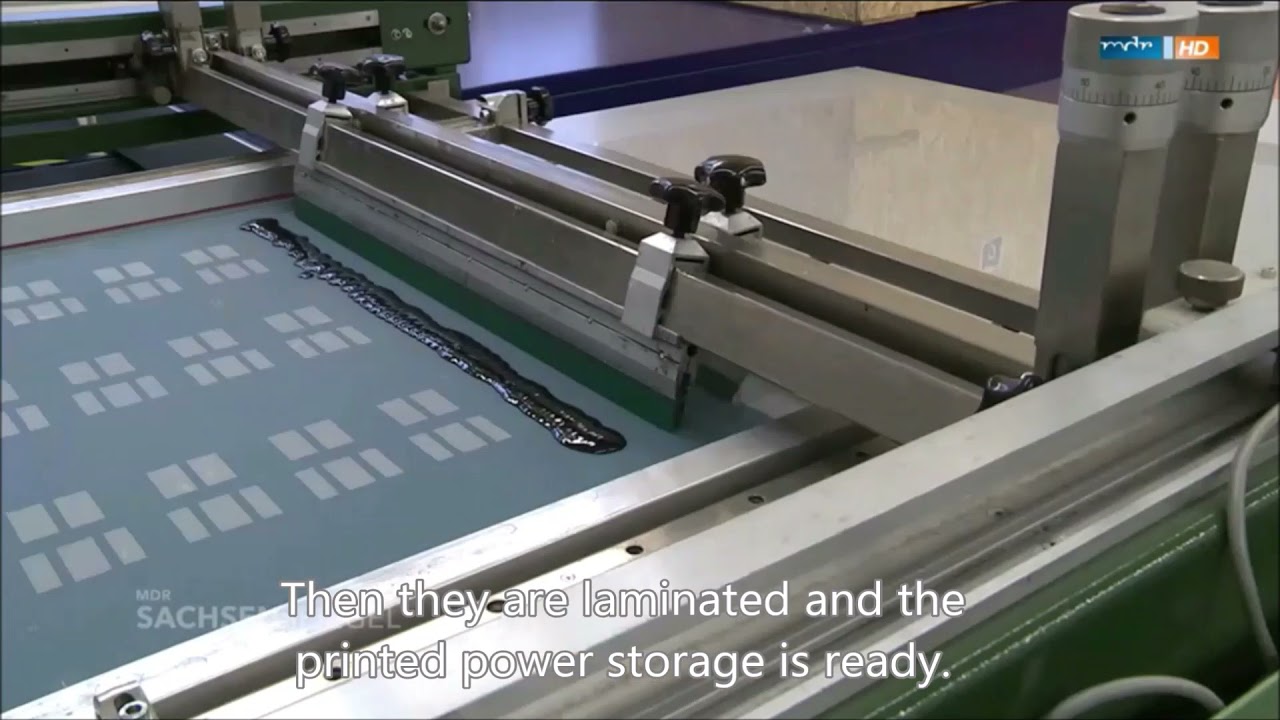 Print your battery yourself through InkTech - YouTube