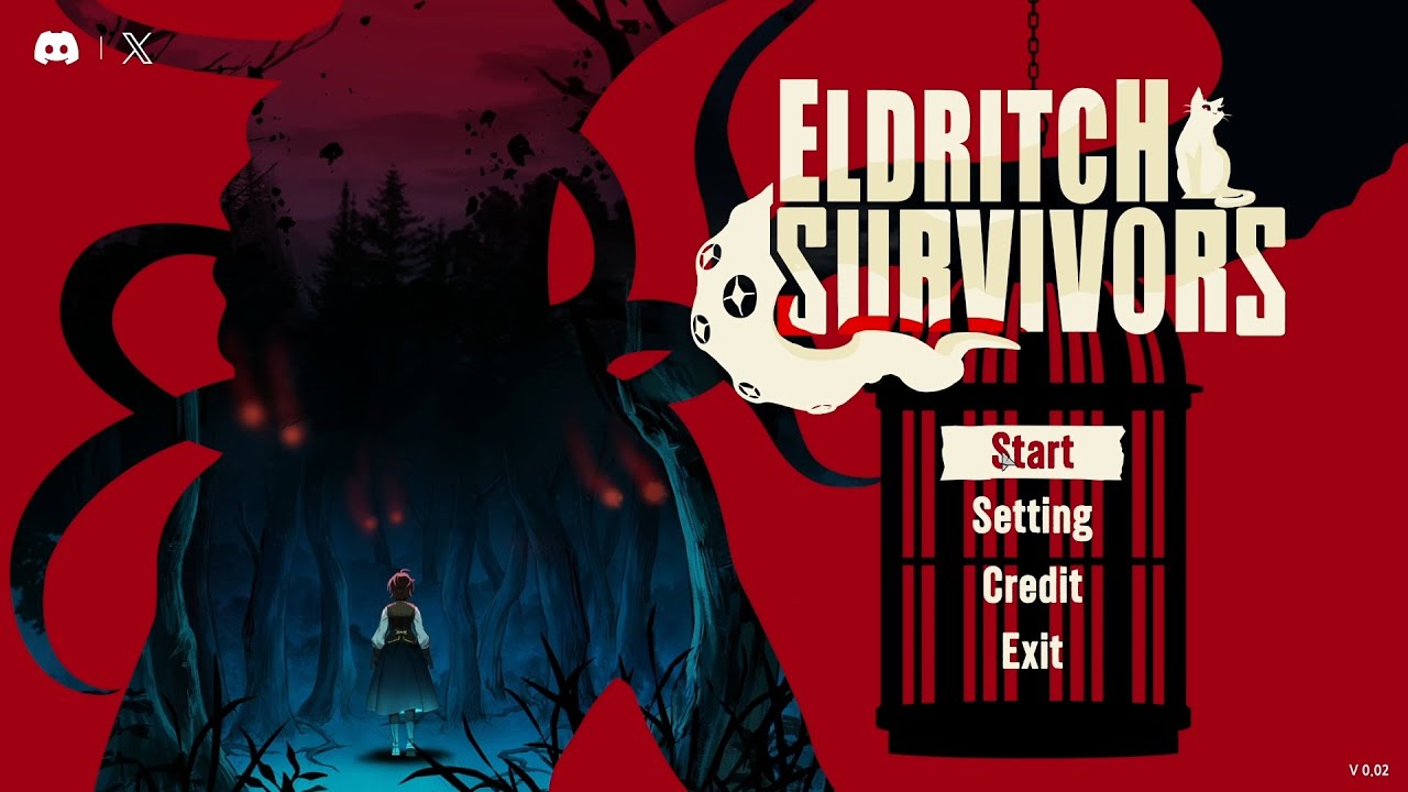 스팀신작 엘드리치 서바이버(Eldritch Survivors) 첫클리어 스토리있는 뱀서류 - YouTube