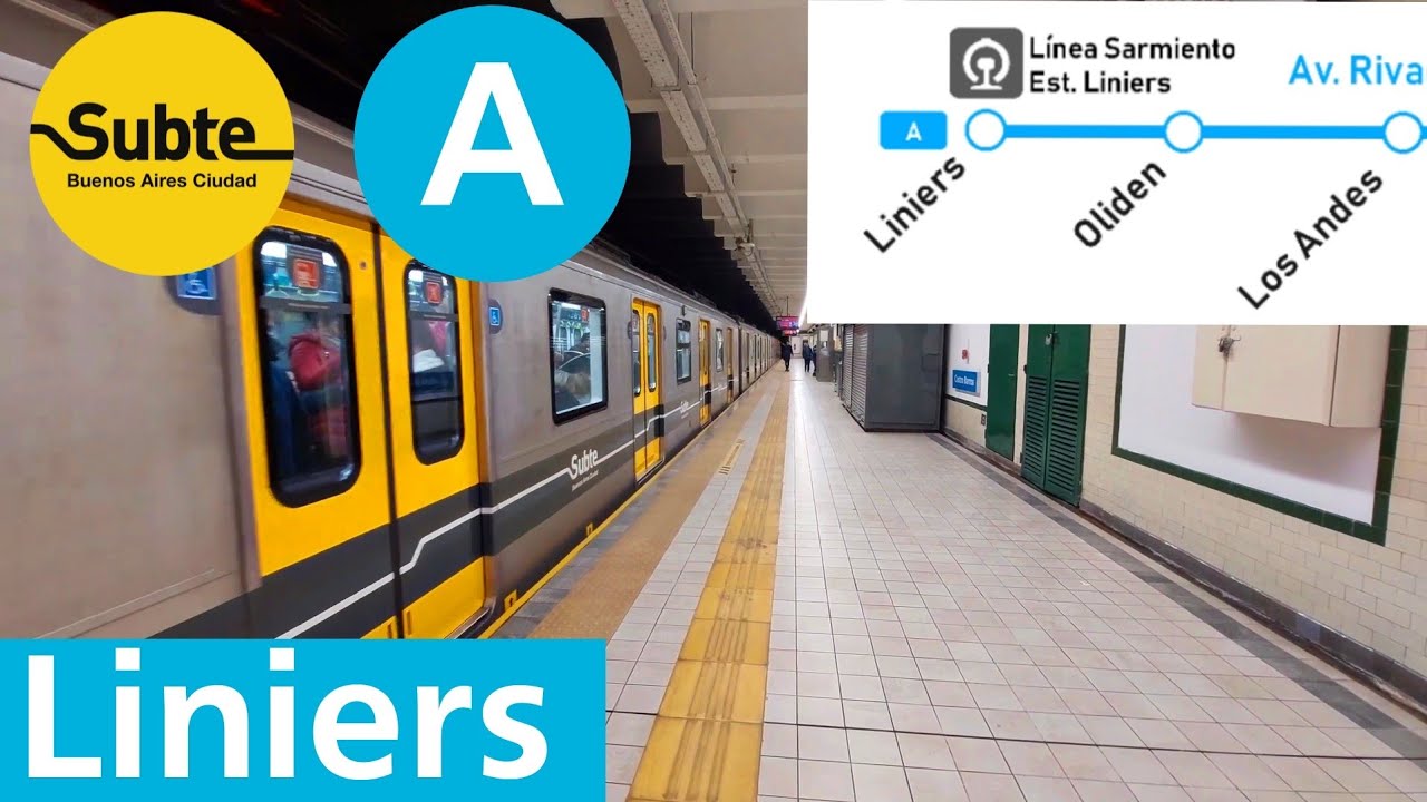 La Línea A del Subte a LINIERS | Un ALIVIO para el Tren Sarmiento - YouTube