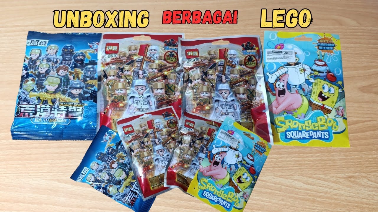 Unboxing Berbagai karakter Lego unofficial | ternyata keren-keren ...