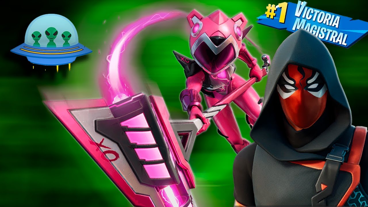 ¡TRATANDO DE BUSCAR ALIENS Y TERMINAMOS CON UNA VICTORY ROYALE! *no ...