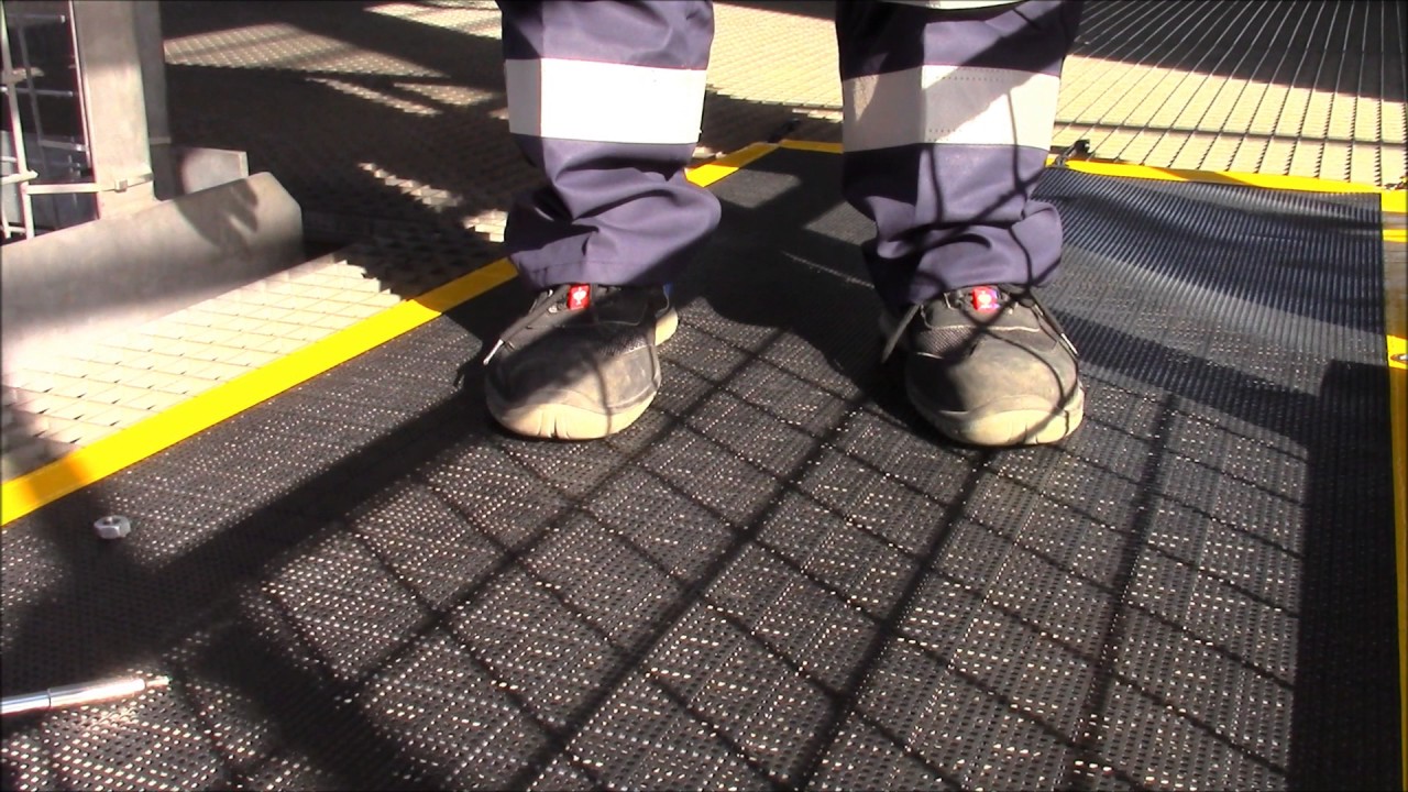 Dropped Object Prevention Mat - YouTube