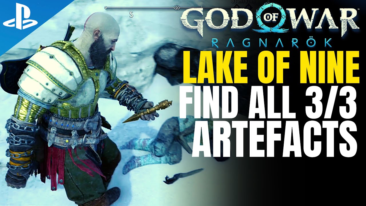 Lake of Nine all 3 artefacts map location | God of War Ragnarok - YouTube