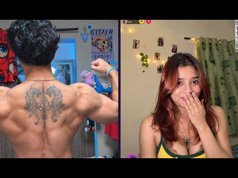 FLEXING💪🏻 on OMEGLE🫦🧿 | LIVE🔴