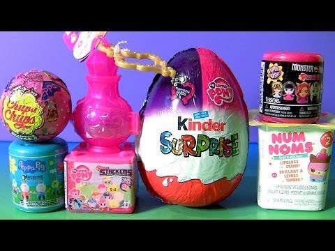 Mashems Peppa Pig 2023 Kinder My Little Pony Huge Kinder Egg, Fashems ...