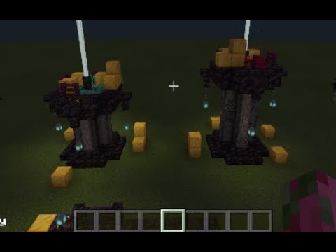 Minecraft Tutorial: How to build a beacon tower 1.16 - YouTube