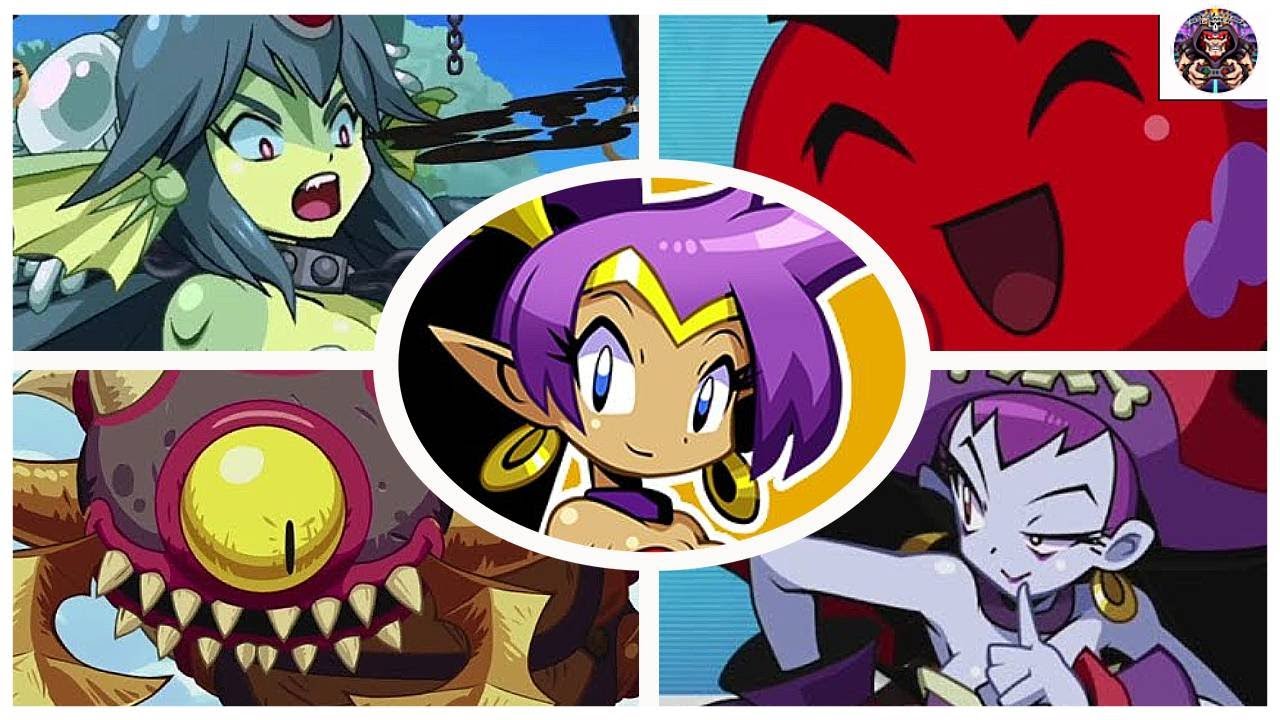 Shantae Half-Genie Hero - All Bosses with Cutscenes + Ending - YouTube