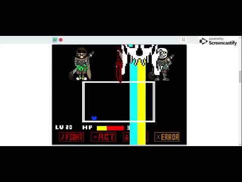 Inkshift chara Fight - Undertale AU v.0.56.01 on Scratch|part 4 - YouTube