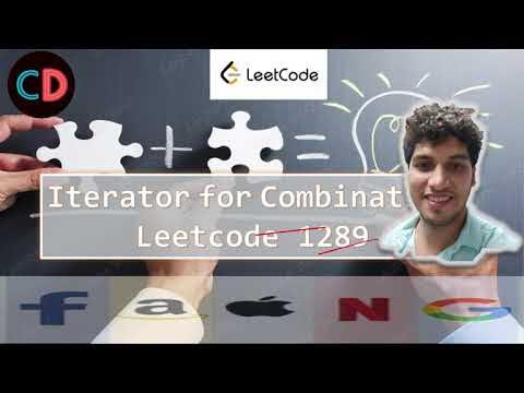 Iterator for Combination | Leetcode 1286 | Live coding session 🔥🔥🔥 | Backtracking - YouTube