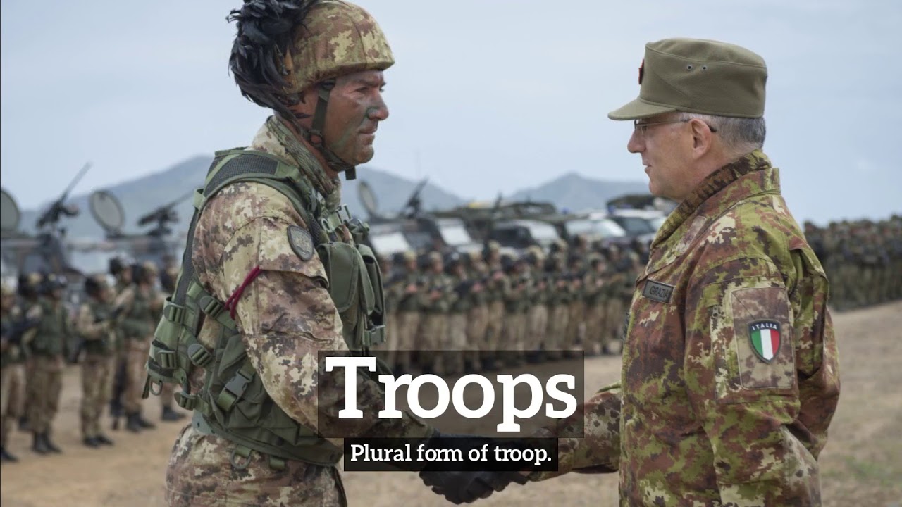 What is Troops? | How Does Troops Look? | How to Say Troops in English ...