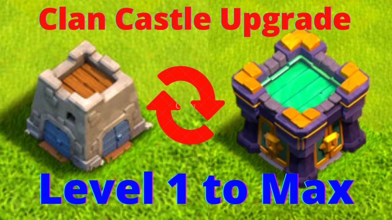 Clan Castle Level 1 to Max!!🔥🔥!! Clan Castle 1 to 10 in clash of clans ...