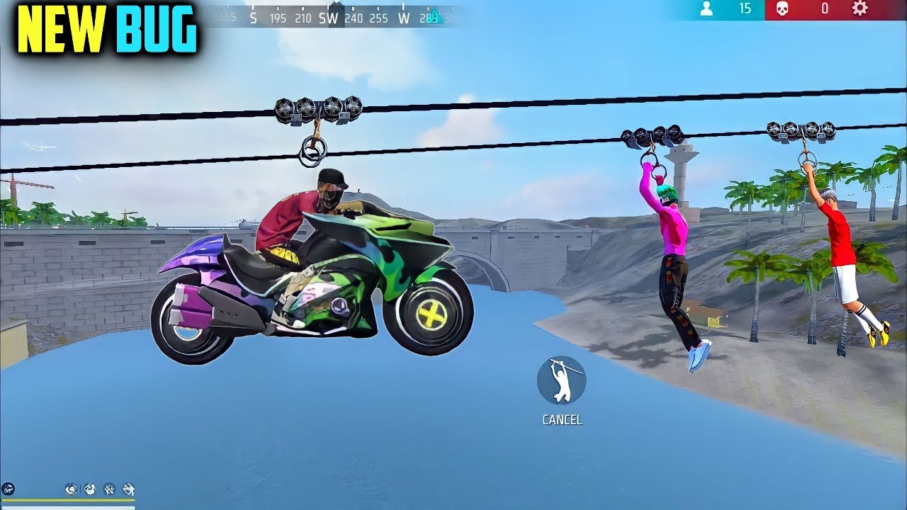 Free Fire - Claim Bike In Zipline Trick 😲 Garena Free Fire - YouTube