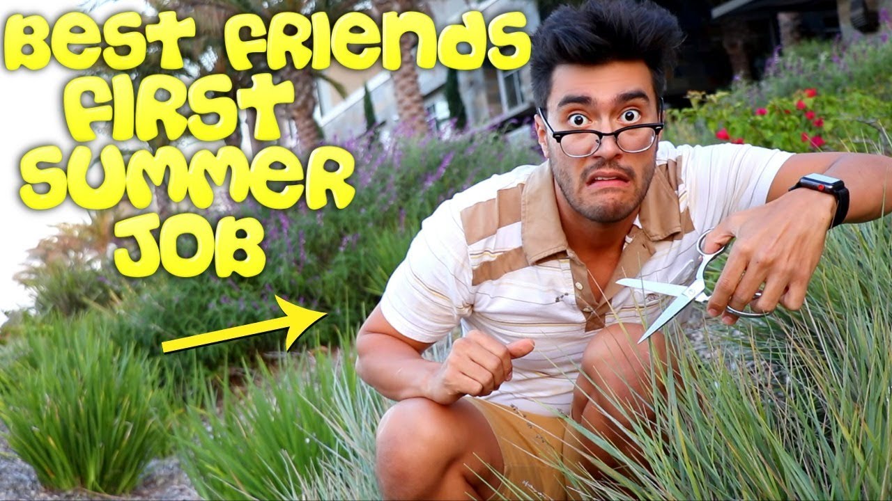 MY BEST FRIEND'S FIRST SUMMER JOB!! - YouTube