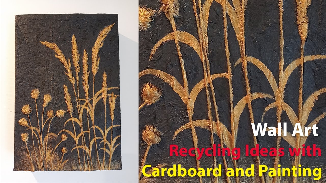 DIY - Home Decor - Wall Art - Recycling Ideas with Cardboard and ...