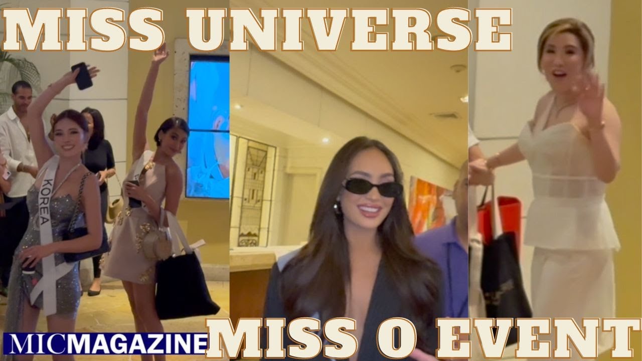 Miss Universe Delegates on Miss O Beauty Day event at Hotel ...