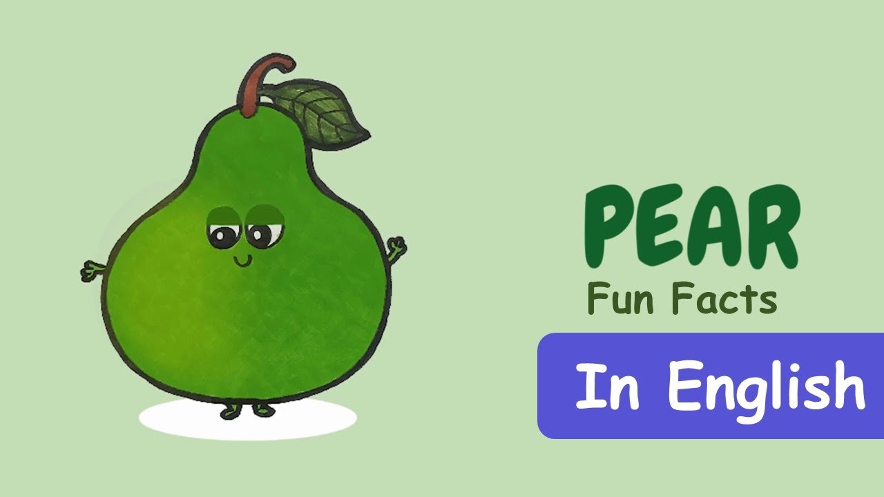 Pear | Easy Fun Facts for Kids and Toddlers in English - YouTube
