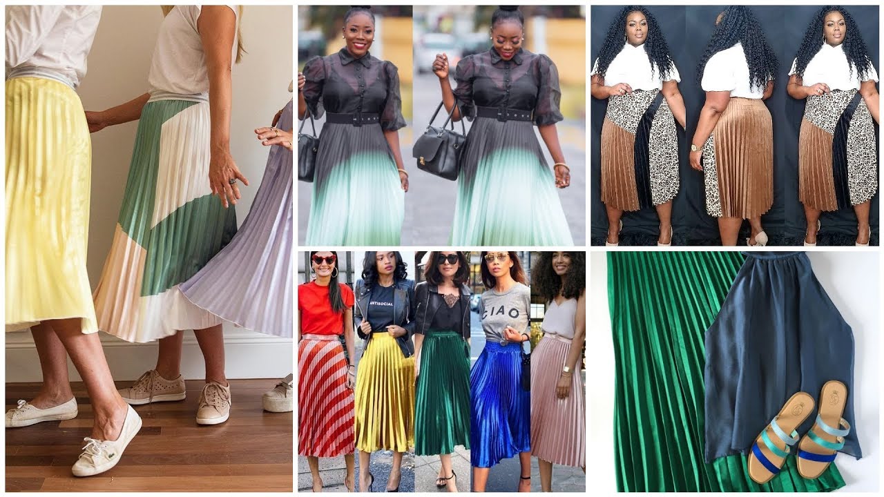 How to Rock Pleated Skirt 😍 - YouTube