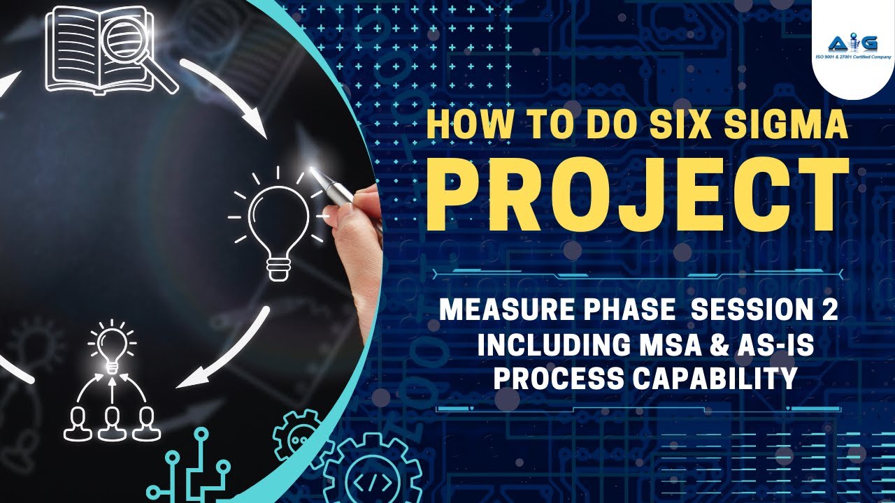 How to do Six Sigma Projects - MeasurePhase - Class 2 including MSA ...