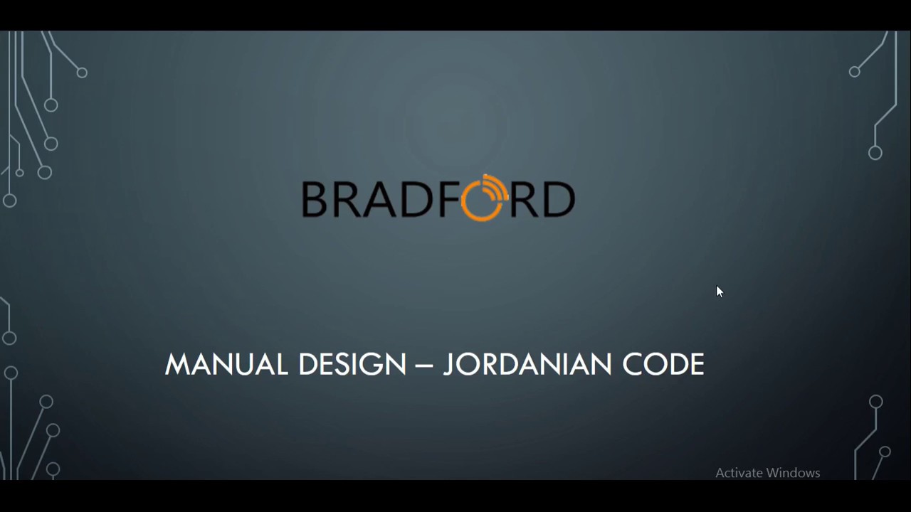 manual design jordanian code - YouTube