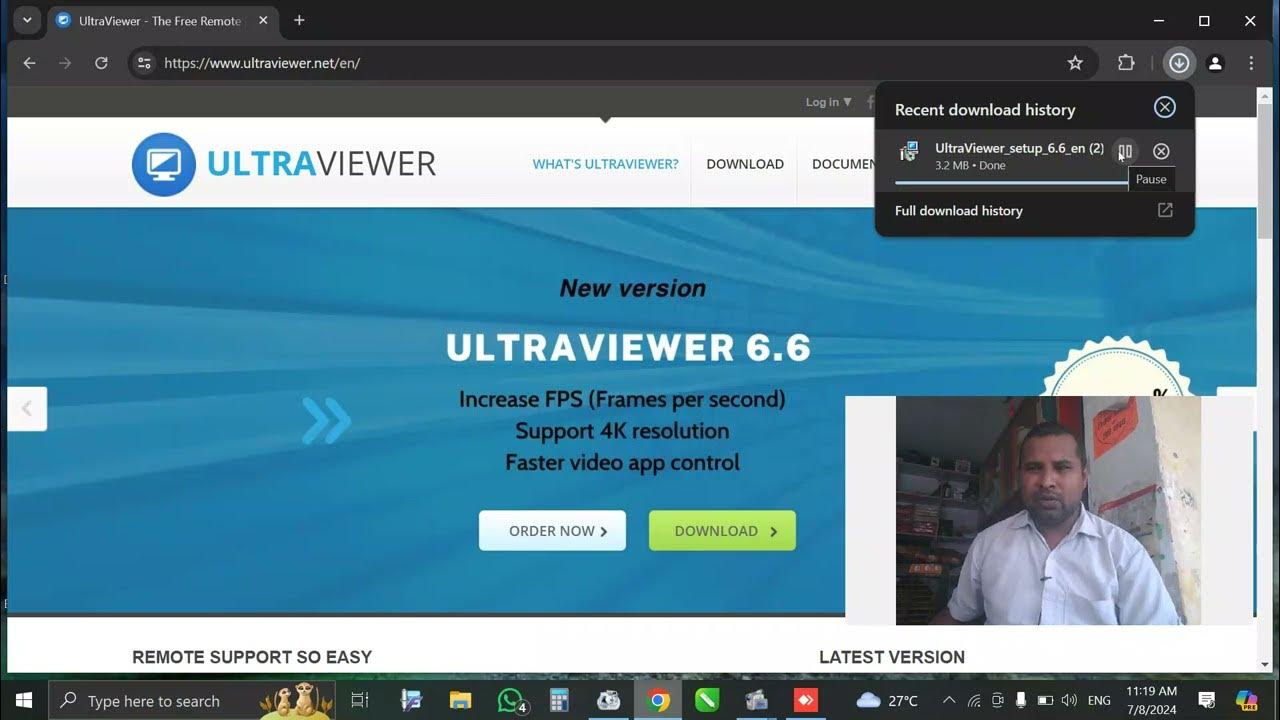 remote desktop software, UltraViewer is safe to use if you're using it correctly - YouTube
