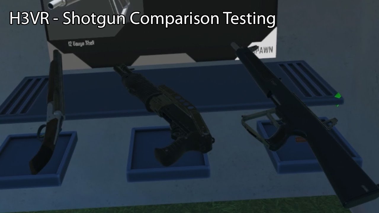 H3VR - Shotgun Comparison Testing - YouTube