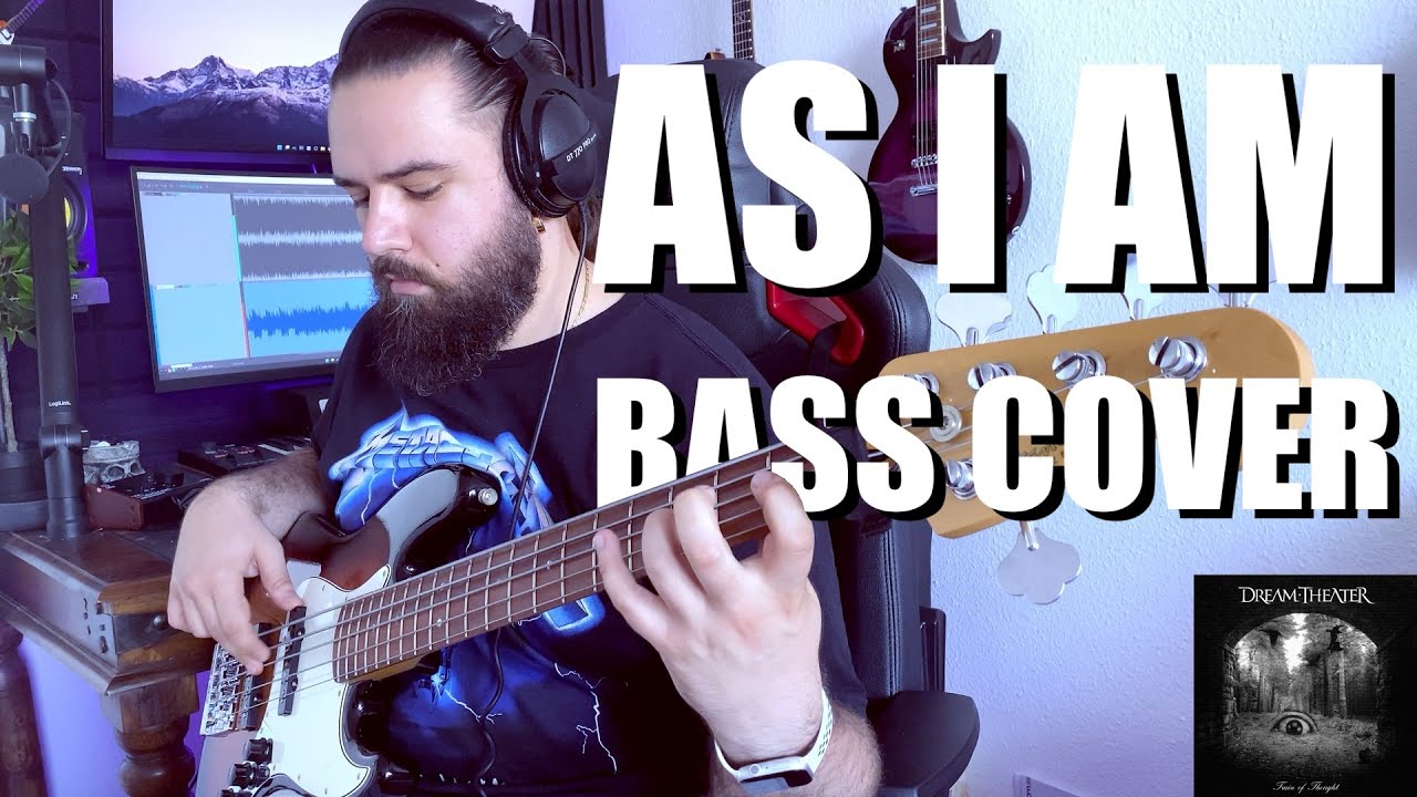 Dream Theater - As I Am Bass Cover - YouTube