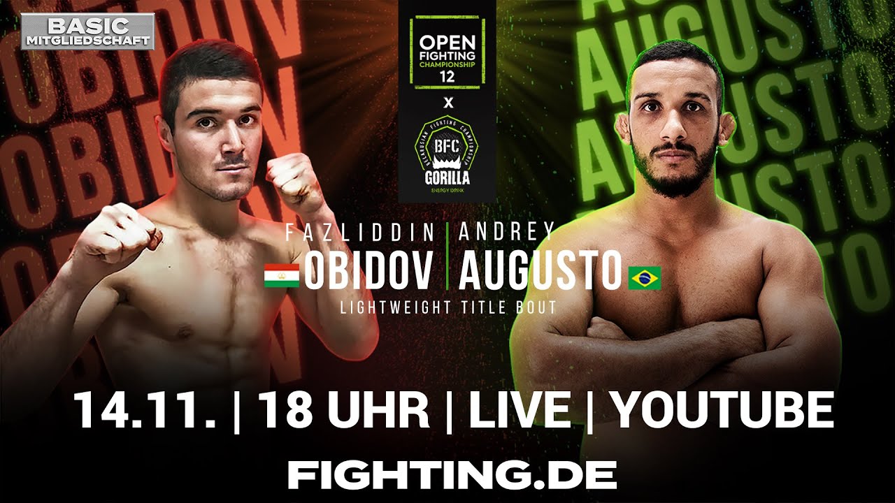 LIVE: OFC 12 | Open Fighting Championship | 14.11. - FIGHTING - YouTube