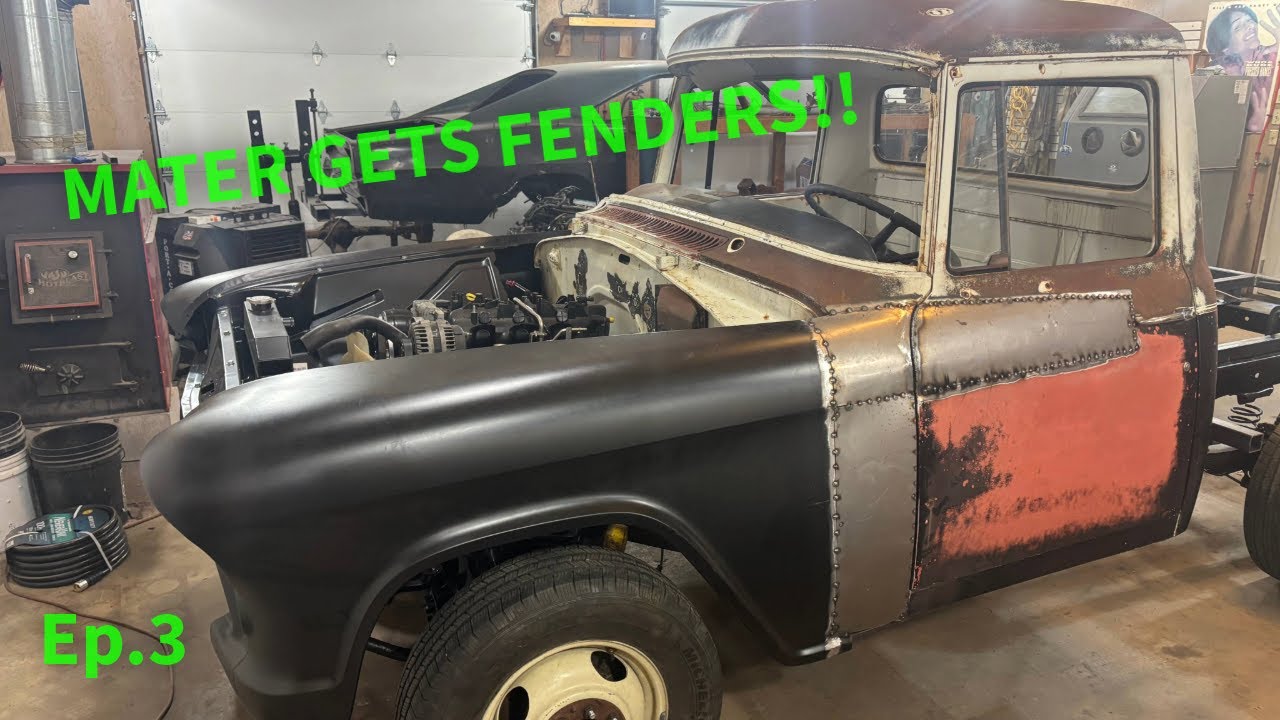 Ep3. Tow Mater replica gets channelled and custom fenders. - YouTube