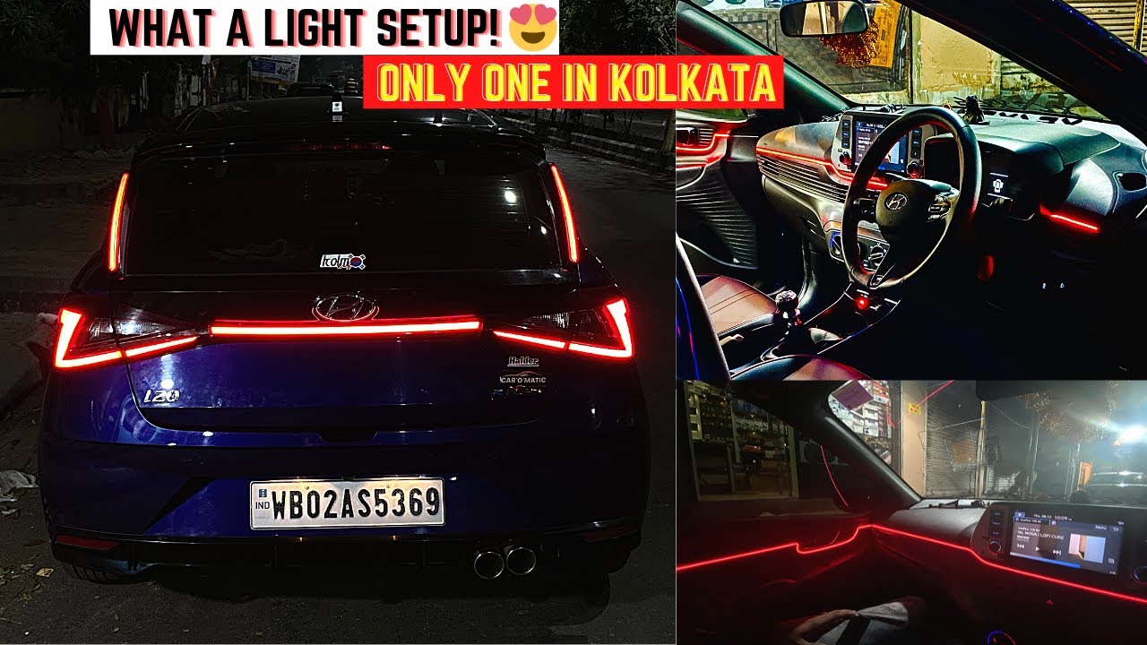 2022 Hyundai i20 N Line Modified | Cardi K3 Ambient Light | Pillar ...