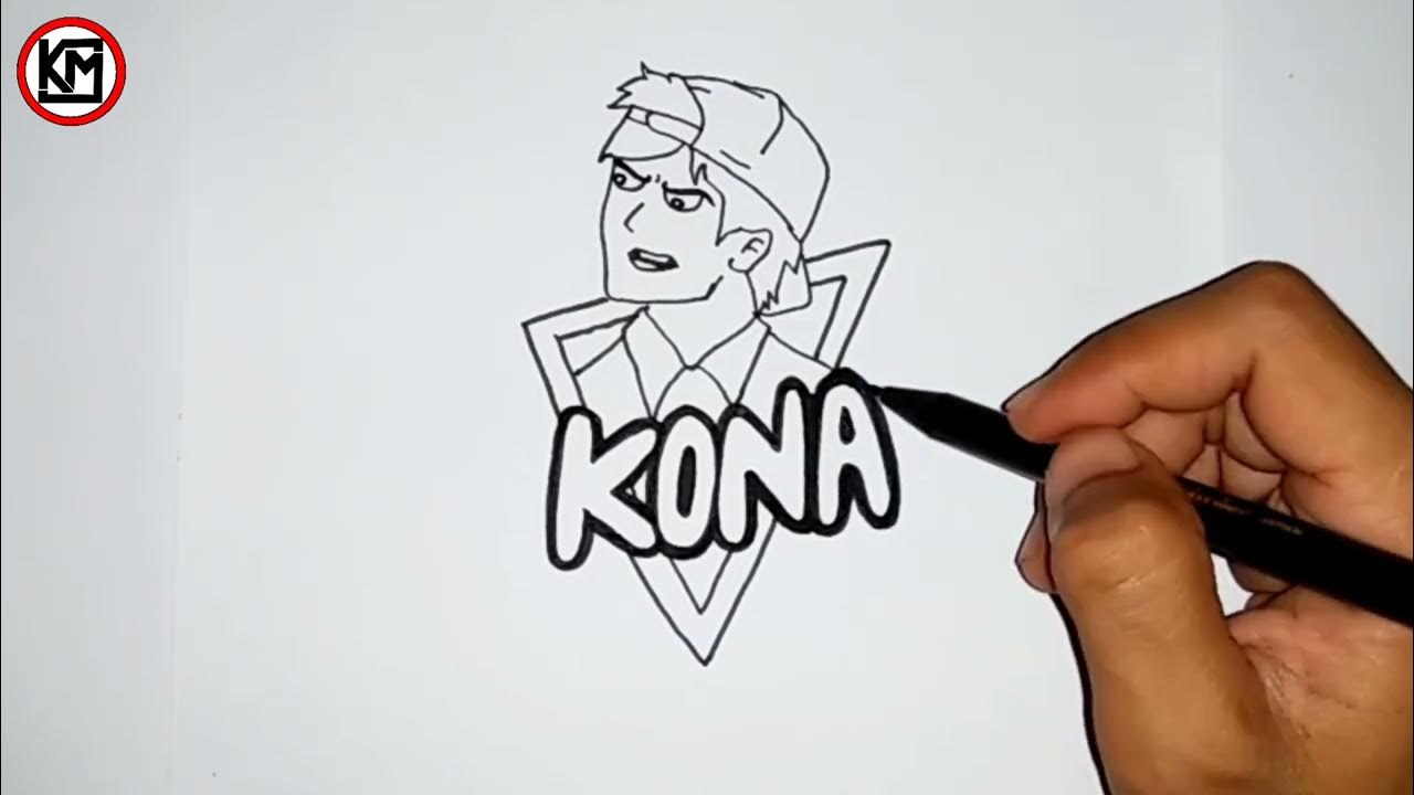 Cara Menggambar Kona Di Animasi Sekolah Dhot Design - YouTube