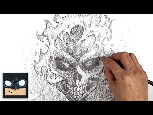 How To Draw Ghostrider | Sketch Saturday - Videos For Kids