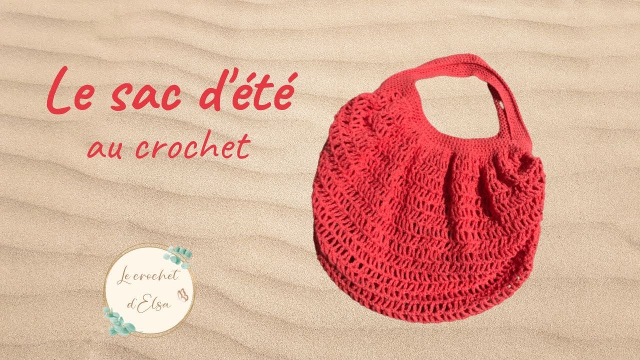 Comment réaliser un sac filet au crochet - le sac d'été - YouTube