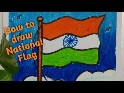 How to draw a National Flag / step by step / Tutorials - YouTube