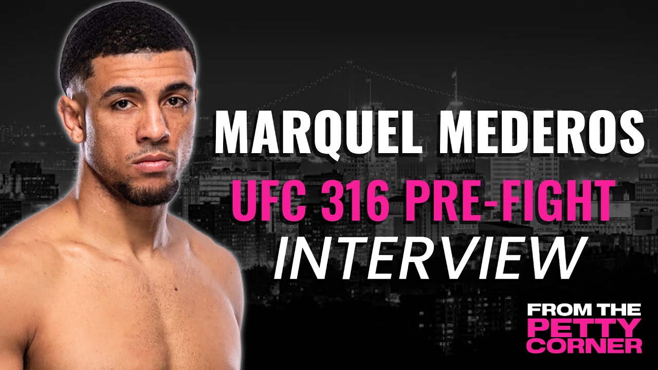 MarQuel Mederos UFC 316 Pre-Fight Interview! - YouTube
