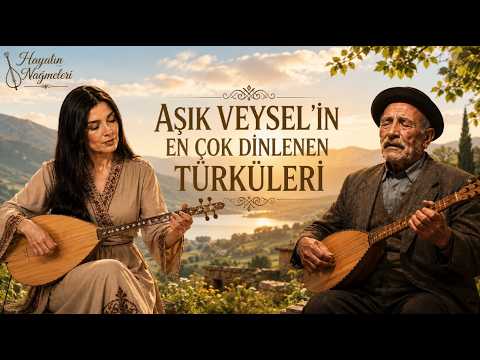 AŞIK VEYSEL'İN EN ÇOK DİNLENEN TÜRKÜLERİ | Ben Beni, Havalanma Telli Turnam - Cover