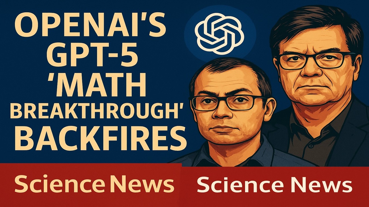 OpenAI’s GPT-5 ‘Math Breakthrough’ Backfires — DeepMind & Meta CEOs ...