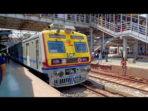 Central Railway's Medha Underslung AC EMU as Badlapur Fast bound ...