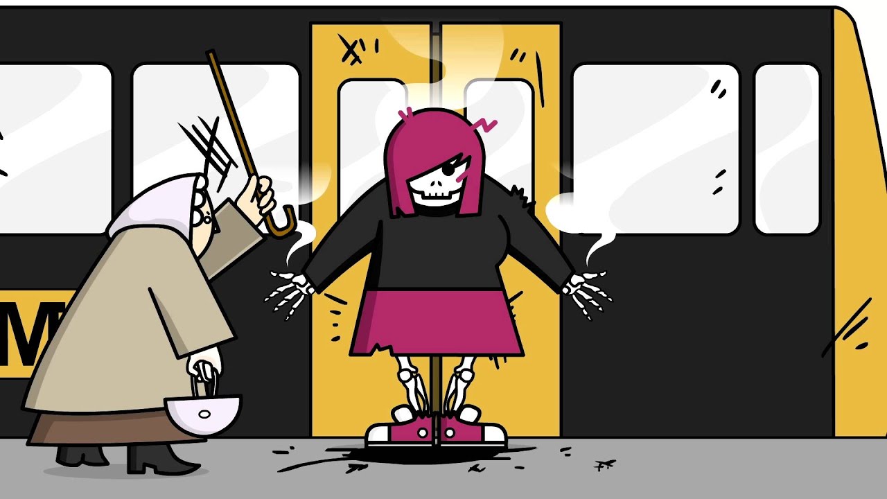 Use your brain near a train - YouTube