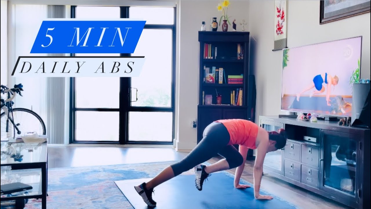 5 MIN DAILY ABS WORKOUT - Total Core Routine - YouTube