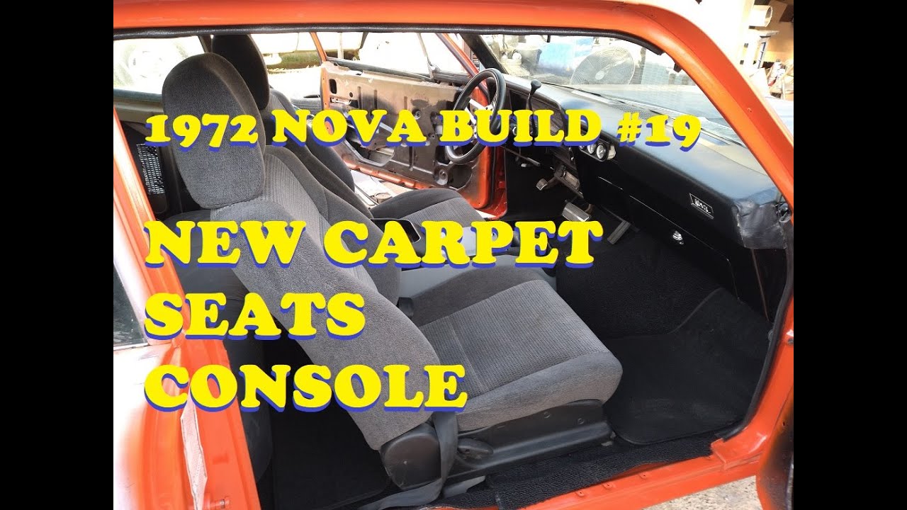 Restoration of a 1972 Chevy Nova - Part 19 - Seats, Carpet and Console ...