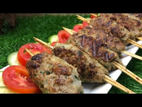 Mutton Kebab With Simplest Ingredient Recipe by Fancy Kitchen - YouTube