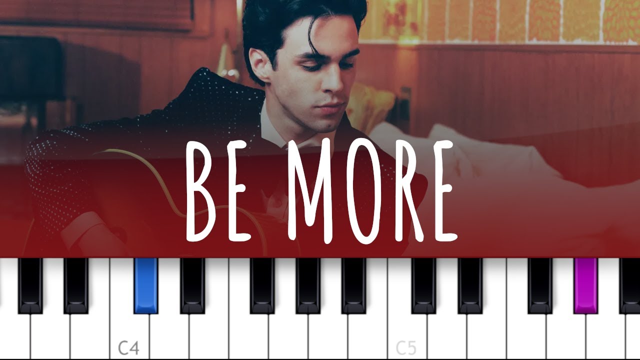 Be More ~ Stephen Sanchez (piano tutorial) - YouTube
