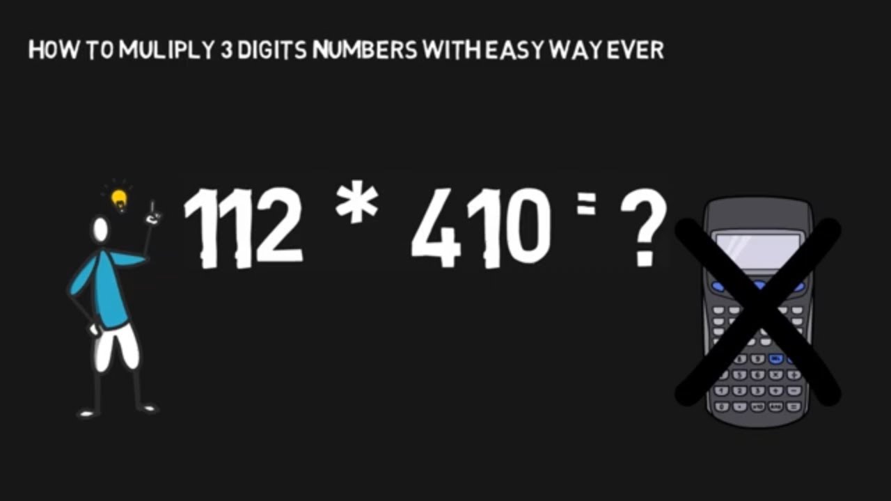 Math Tricks | Multiplication 3 digit by 3 digit number easy way faster ...