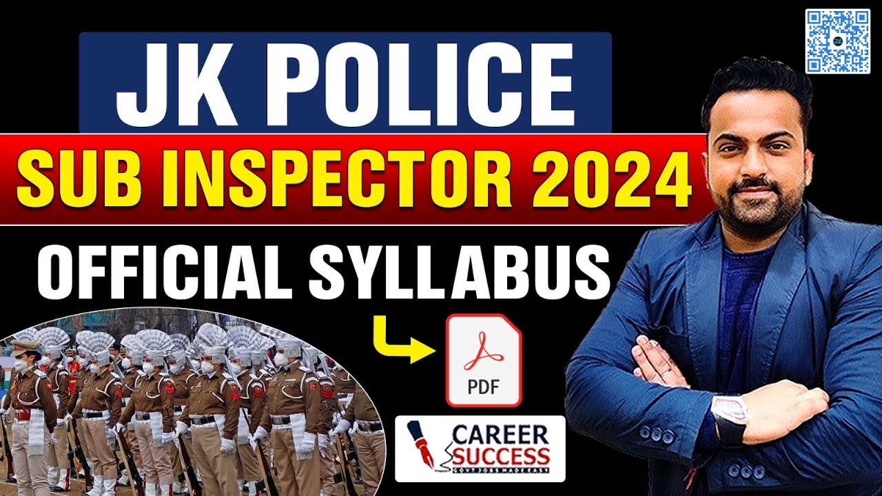 Jkp Sub Inspector Syllabus #Jkpsi2024 #jkpsi - YouTube