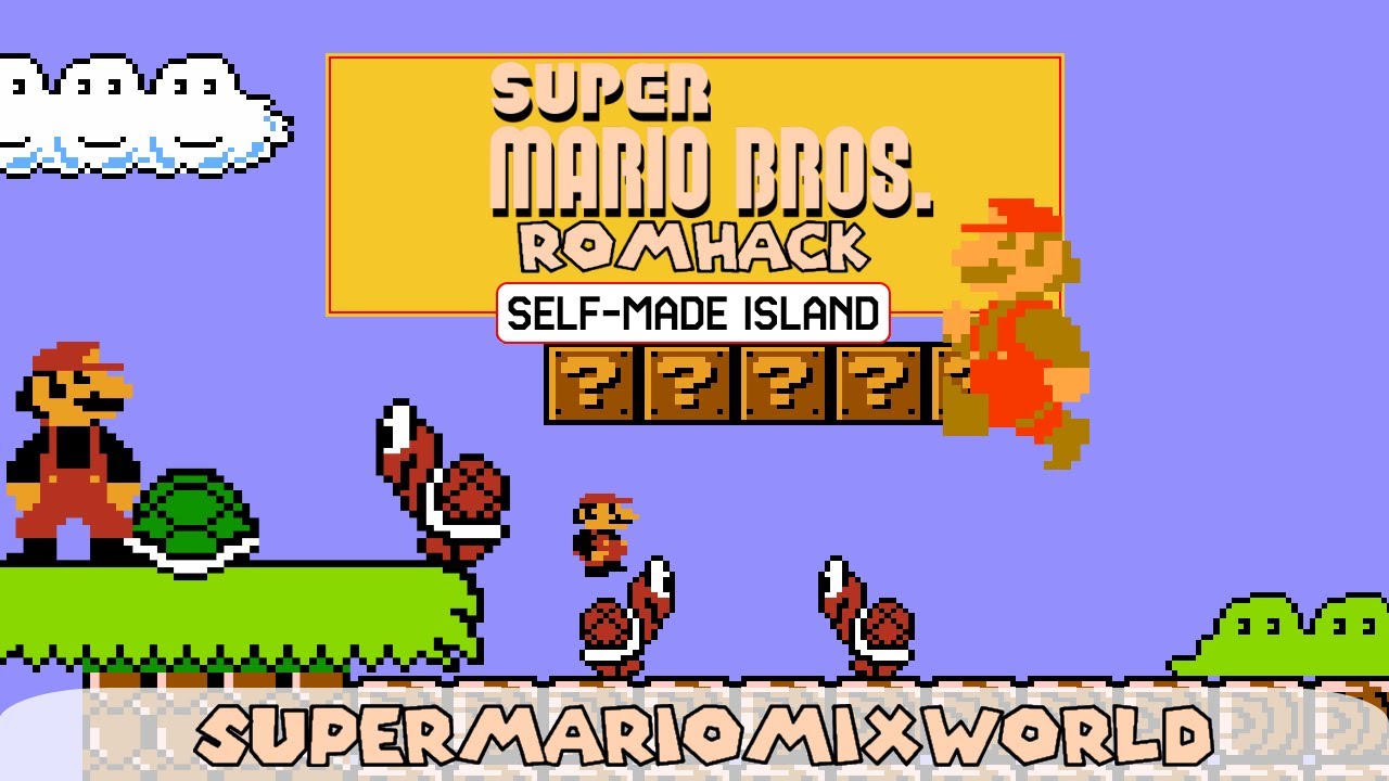Super Mario Mix World • Super Mario Bros. ROM Hack - YouTube