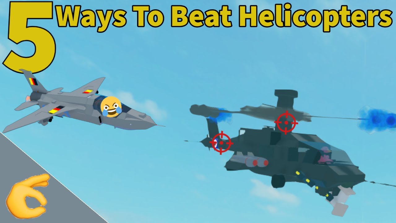 5 Ways To Beat Helicopters In Roblox Plane Crazy - YouTube