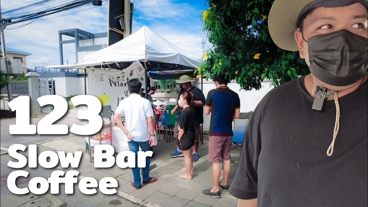 ASMR Cafe Vlog 123 Slow Bar Coffee ไอเดียสร้างอาชีพร้านกาแฟ Slow Bar ...